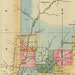 Indiana map Old map of Indiana archival print