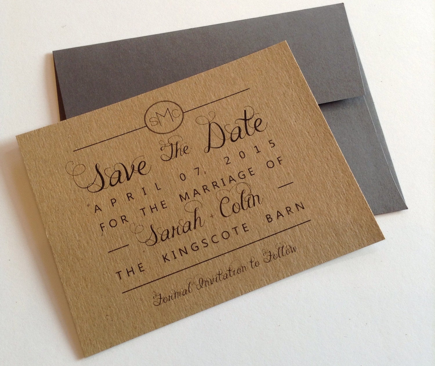 Save The Date Envelope Examples