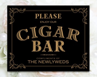 Cigar bar sign | Etsy