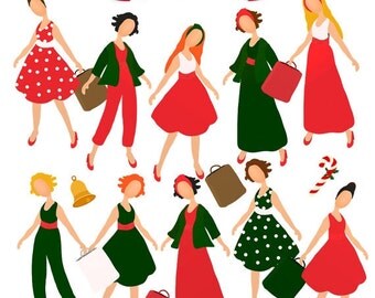 Popular items for shopping clipart on Etsy