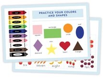 Popular items for educational placemat on Etsy