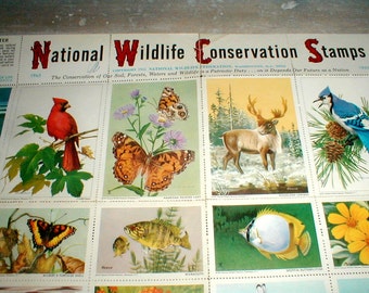 Wildlife stamps | Etsy
