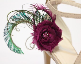 Popular items for feather shoe clips on Etsy