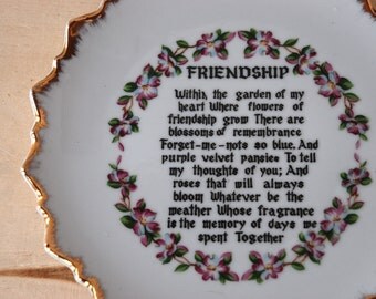 Porcelain wall plate | Etsy