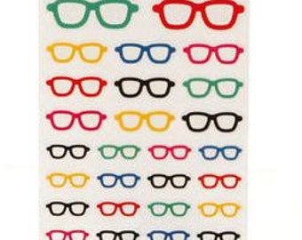 Eyeglasses stickers | Etsy