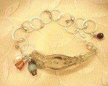 Unique pearl spoon bracelet related items | Etsy