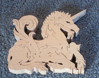 Unicorn puzzle | Etsy