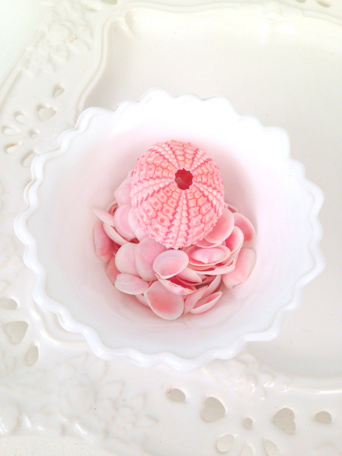 Vintage Small Milk Glass Bowl Shabby / Cottage Style Decor – Haute Juice