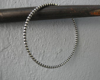 Set of 7 handmade sterling silver bangle by lanuevapulseria