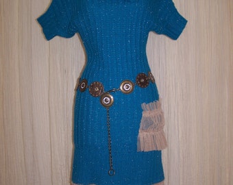 Hag Rags Recycled Sweater Coat Purple Passion Katwise by HagRags