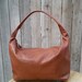 Rustic leather hobo purse unique bag casual everyday