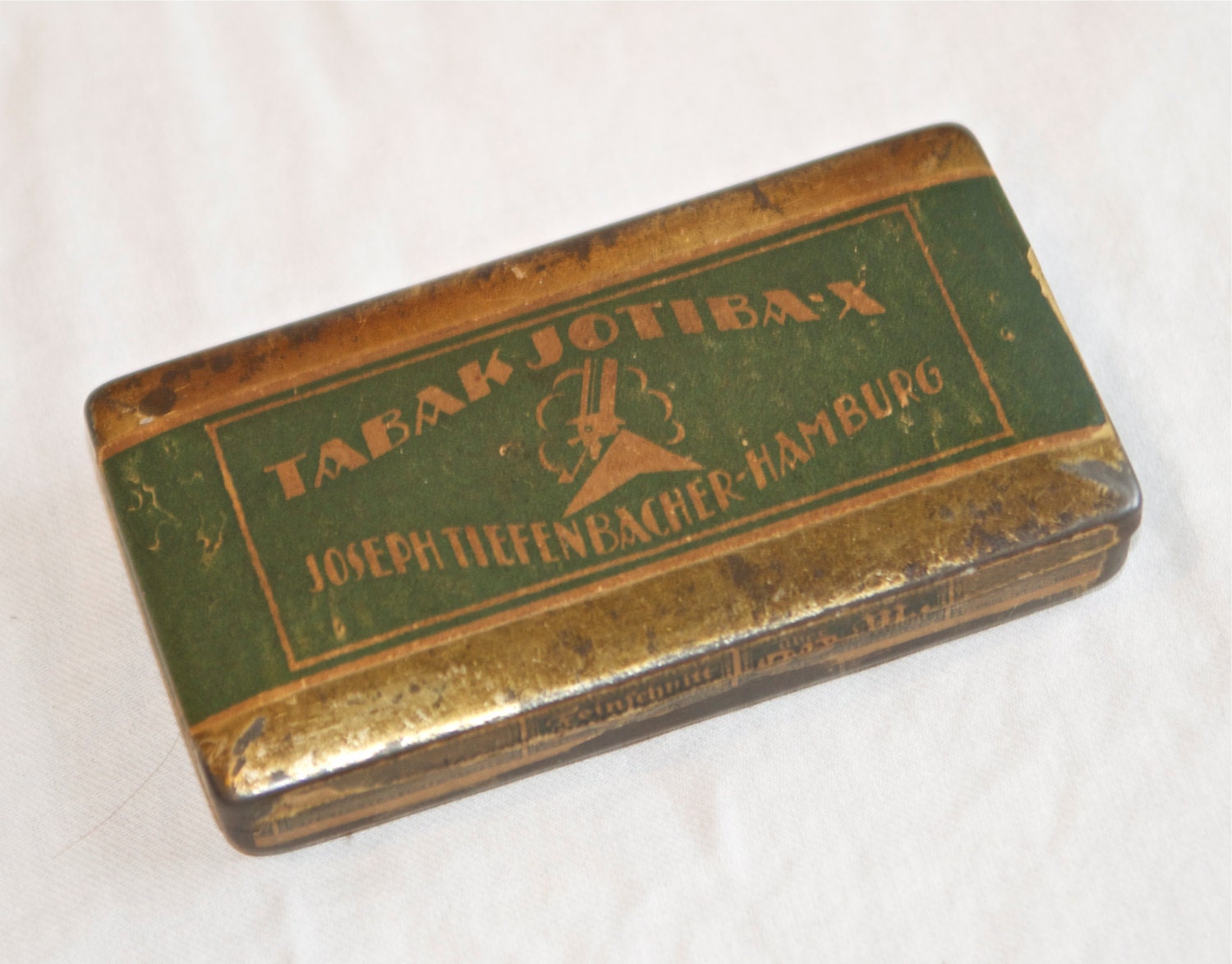 Rare vintage tobacco tin…Tabak Jotiba-X…Joseph Tiefenbacher-Hamburg ...
