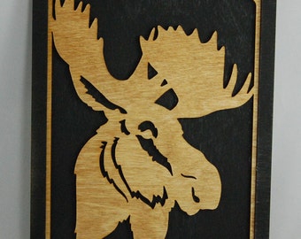 Moose head pattern | Etsy