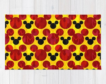 Mickey mouse rug | Etsy