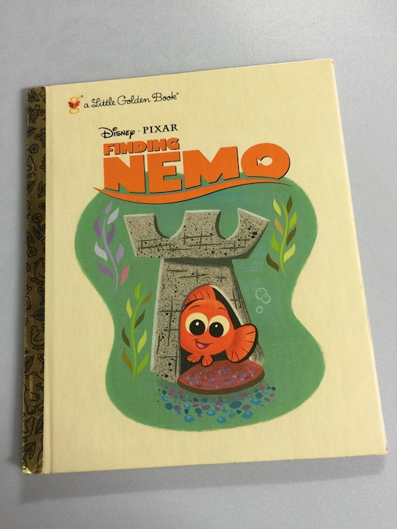 Disney Pixar Finding Nemo Repurposed Little Golden Book Planner ...