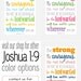 Word Art Wall Art Bible Verse Joshua 1:9 Be Strong and