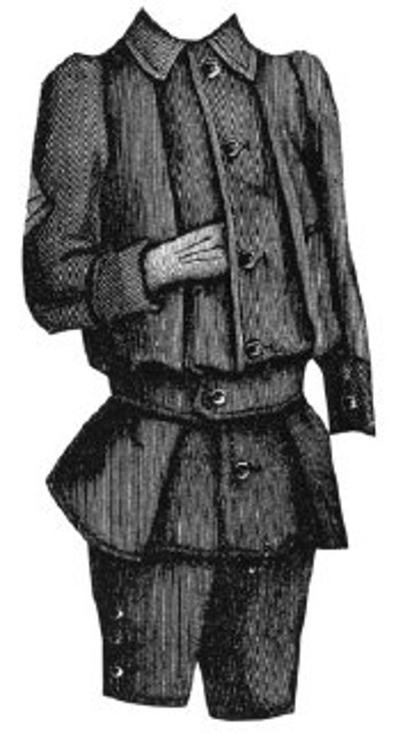 AG1182 1891 Norfolk Suit for Boy 7-9 Years Pattern by