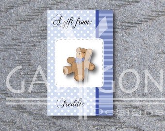 Teddy bear card | Etsy
