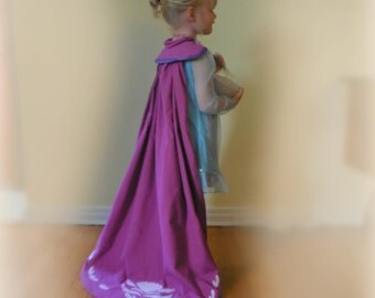 READY TO SHIP! | Elsa Coronation Cape with Fancy Collar: Ages 3-5 Short ...