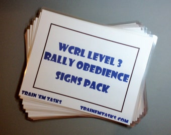 Rally obedience | Etsy