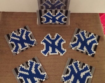 Perler bead coasters | Etsy
