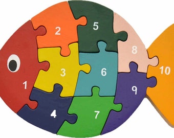 Popular items for fish puzzle on Etsy