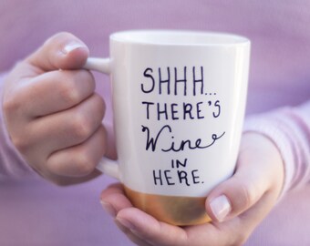 Shhh coffee mug | Etsy