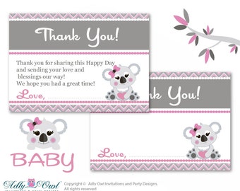 Koala thank you card | Etsy