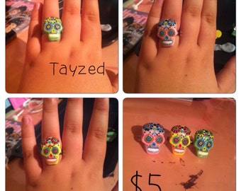 Sugar Skull Rings!