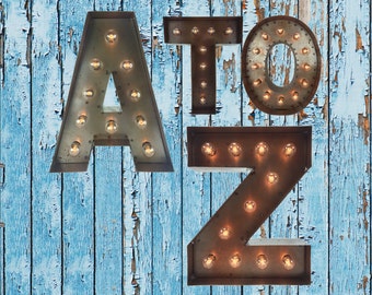 Marquee LETTERS ... custom steel marquee letter 18", light up letter ...