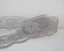 Popular items for gray lace trim on Etsy
