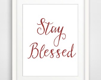 Stay blessed | Etsy