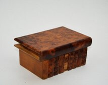 Popular items for burl wood box on Etsy