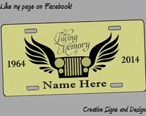 Popular items for jeep license plate on Etsy