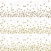 Glitter Confetti Borders Clip Art. Gold Glitter Frames. Gold