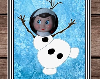 50% OFF Olaf Frozen Photo Prop Elf On The Shelf - Christmas Snowman ...