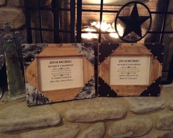 Cowboy picture frame | Etsy