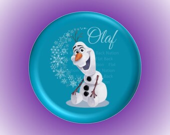 7 Frozen Olaf the Snowman Flatback Buttons - Set of 7 - Frozen Party Favors