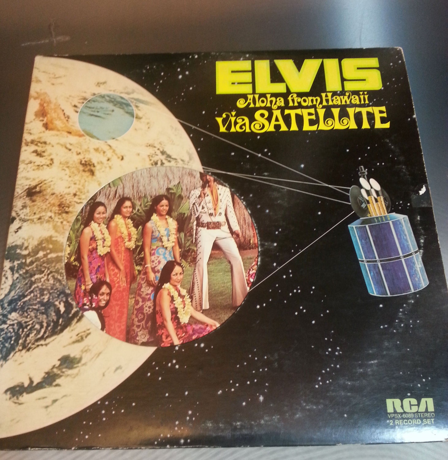 ELVIS Aloha from Hawaii via Satellite LP Album Quad LP by IpoDepot