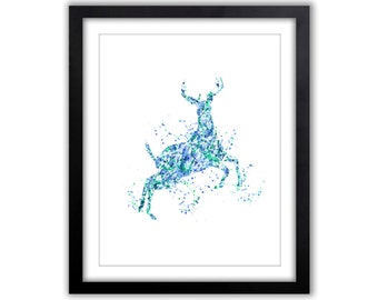 Modern deer decor | Etsy