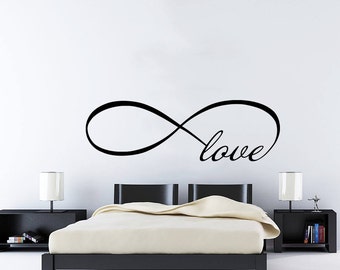 Infinity wall decal | Etsy