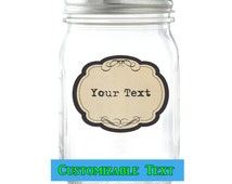 Unique mason jar labels related items | Etsy