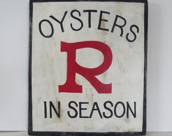 Popular items for oyster sign on Etsy