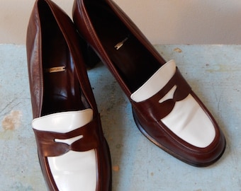 Spectator loafers | Etsy