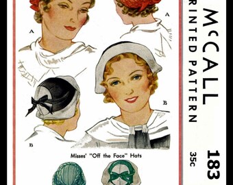 Vintage SIMPLICITY 4924 Sexy Hot HEART Simple Hats Caps Shaped