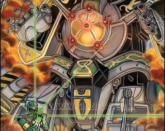 Green power ranger | Etsy