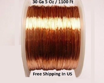 HALF ROUND Half Hard Solid Copper Wire Great for Bangle