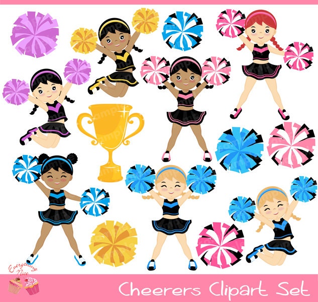 Cheerers Clipart Set