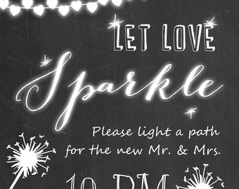 Sparkler sign | Etsy
