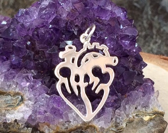 Alphabet Charm Letter Charm C Charm Letter C by MillpondJewelryCo